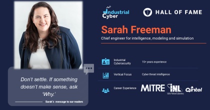 Industrial Cyber Taps Sarah Freeman for its Hall of Fame | MITRE